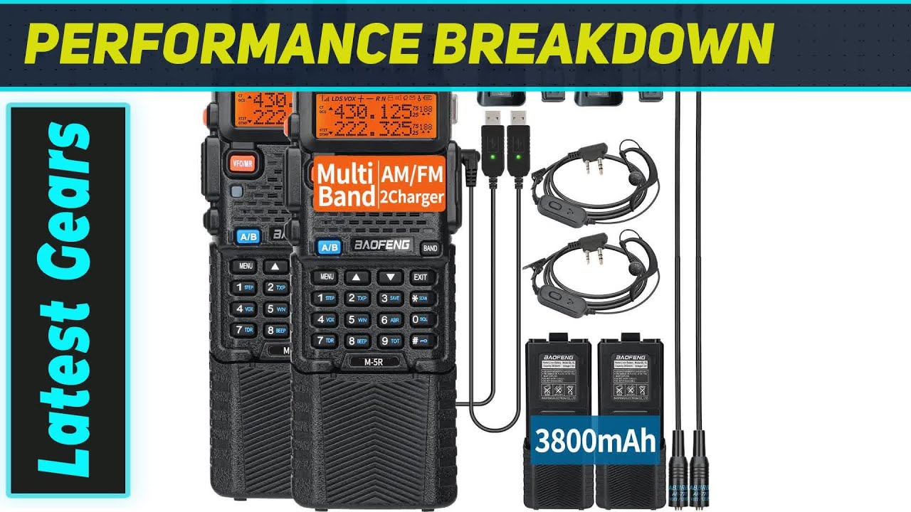 Best Long Range Ham Radio? BAOFENG M-5R Walkie Talkie Test - YouTube