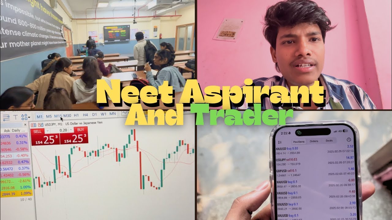Day of NEET Aspirant as a Trader😳| Trader life - YouTube