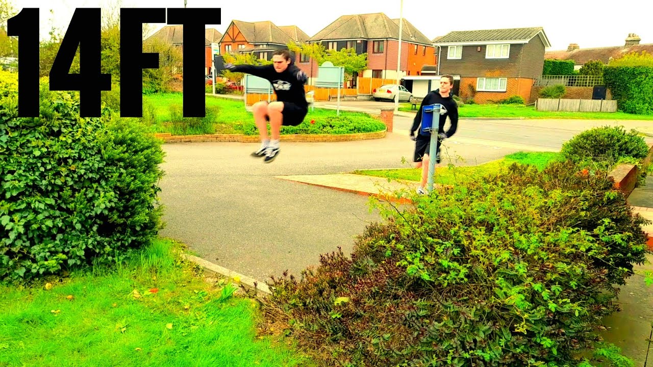 Crazy 14 FOOT Jump challenge - YouTube