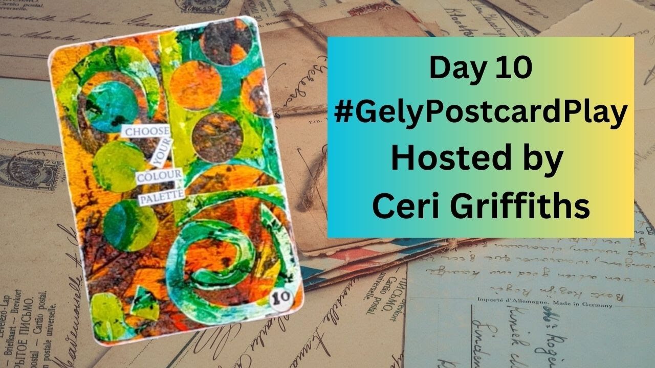 #gelypostcardplay Postcard Challenge - Turn Your Gel Prints Into ...
