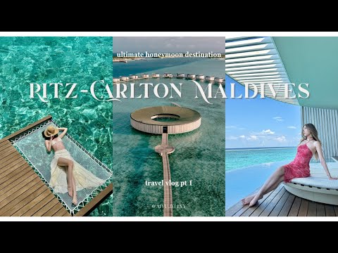 THE RITZ-CARLTON MALDIVES | ultimate honeymoon destination, overwater villa tour, luxury 5⭐ resort