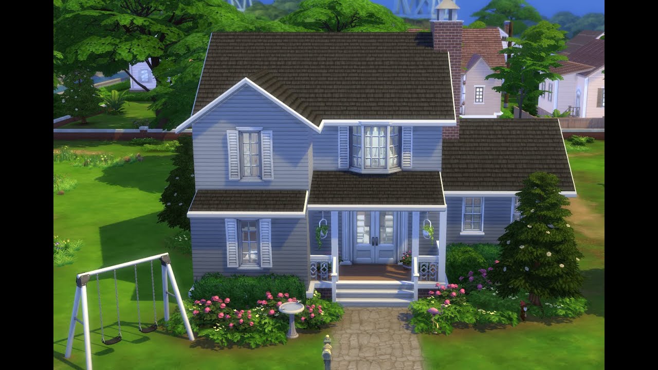The Sims 4 House Shell #2 - Family House Shell - YouTube
