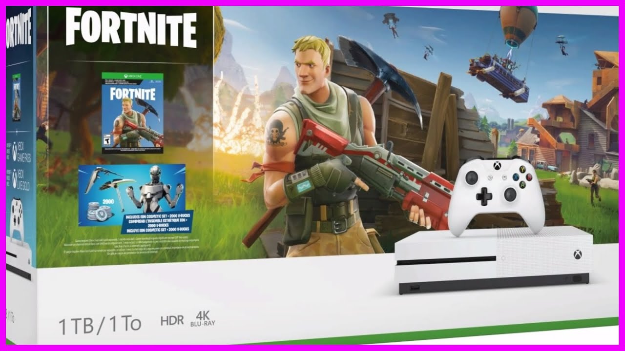UNBOXING FORTNITE XBOX ONE S BUNDLE | Fortnite - YouTube
