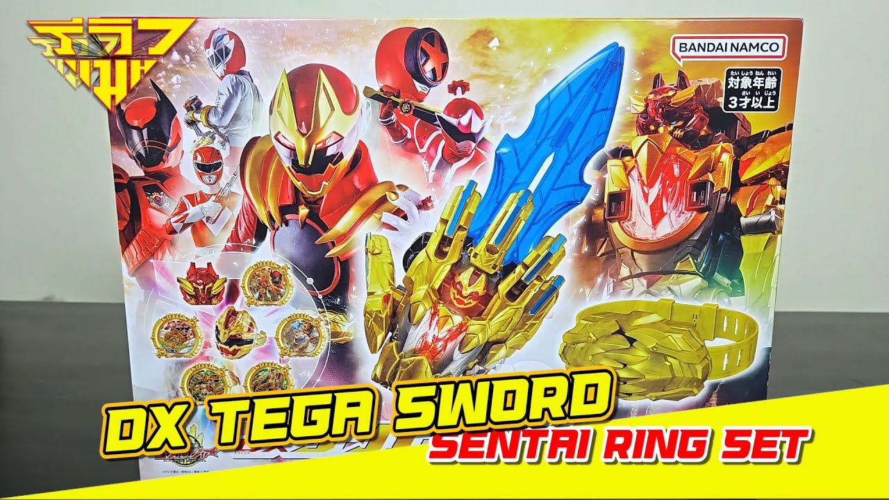 DX TEGA SWORD SENTAI RING SET [ รีวิวแมน Review-man ] - YouTube
