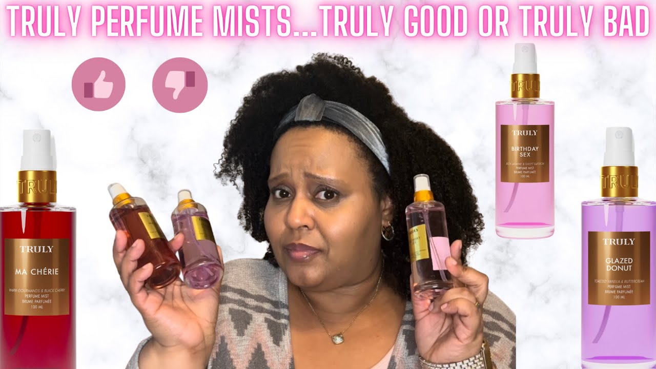 REVIEWING THE NEW PERFUME MISTS FROM TRULY - YouTube