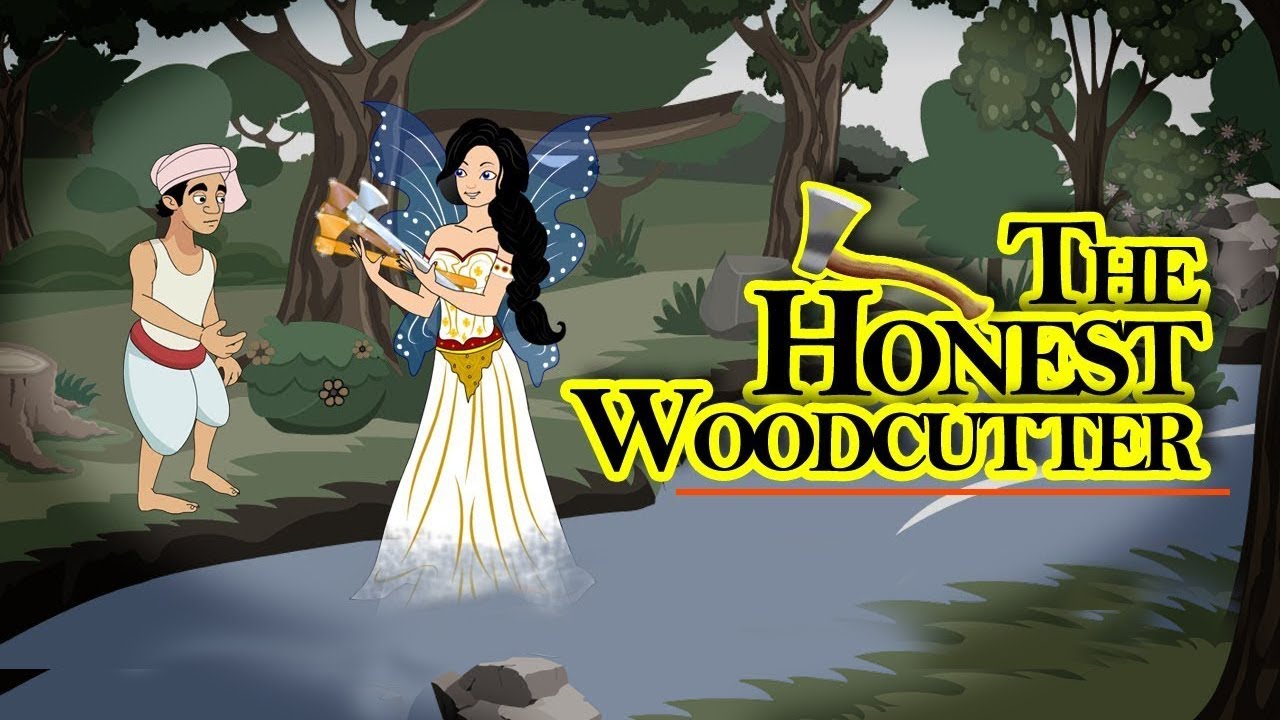 The Honest Woodcutter | Short Stories for kids | Moral Stories | Folk ...