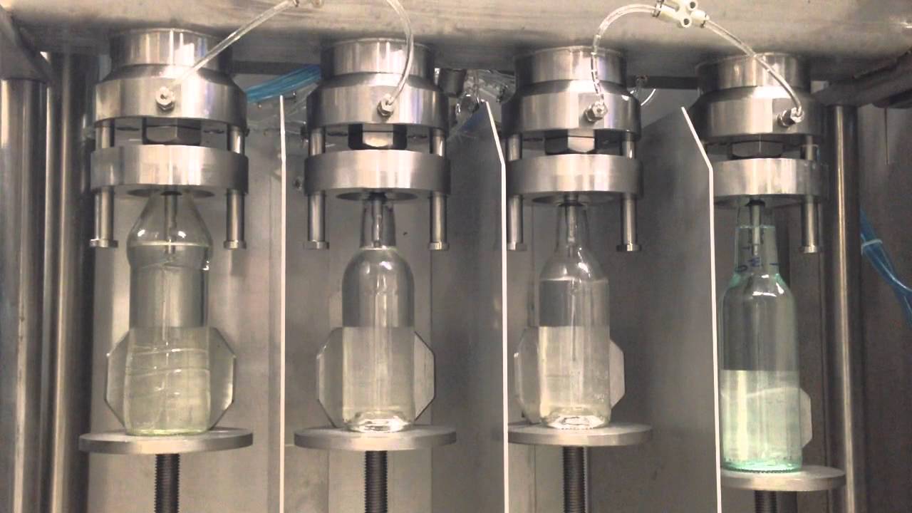 Counter pressure carbonated water test Rizzolio Isobaric filler RLV4 ...