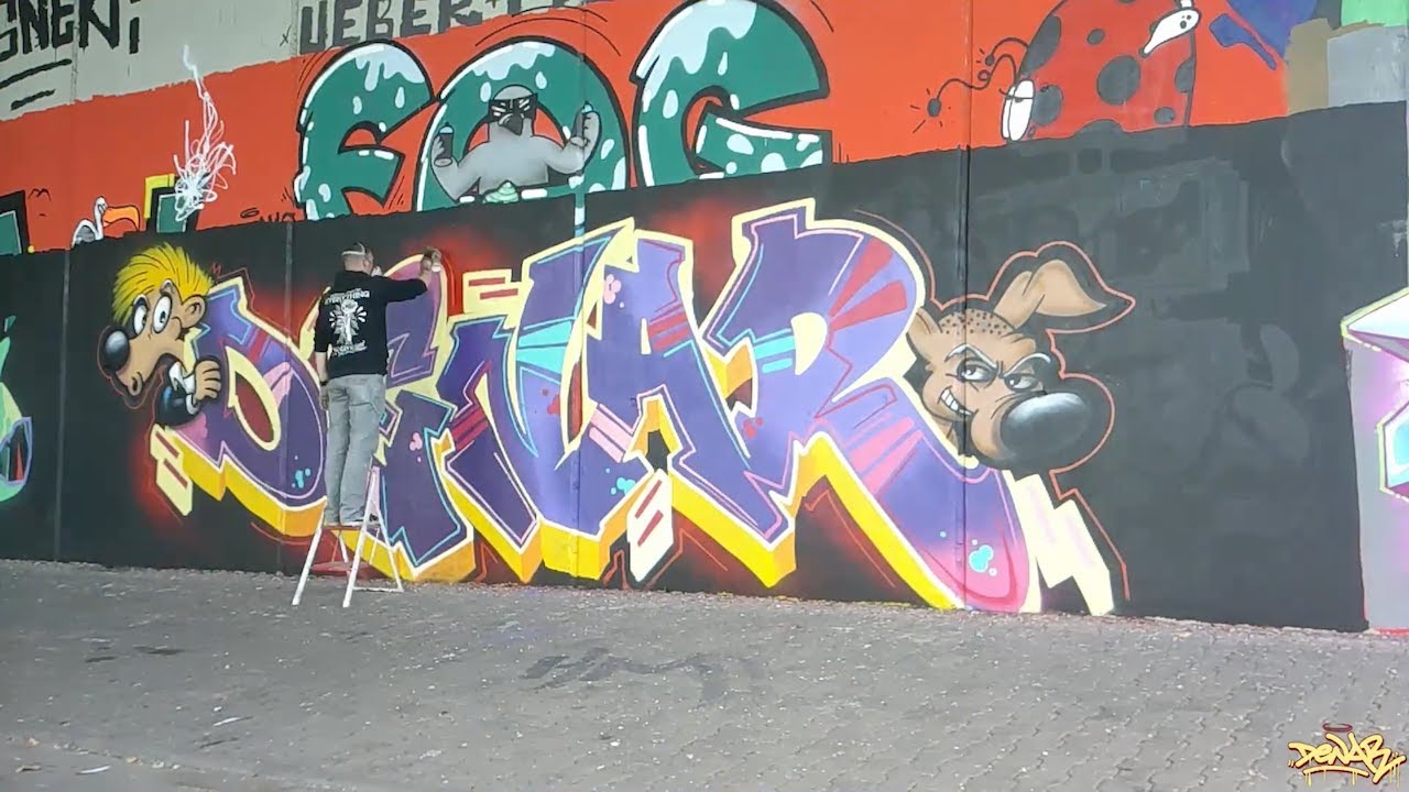 RUDI / Trackside Graffiti Spray / Colorful Stylewriting / Making Of ...