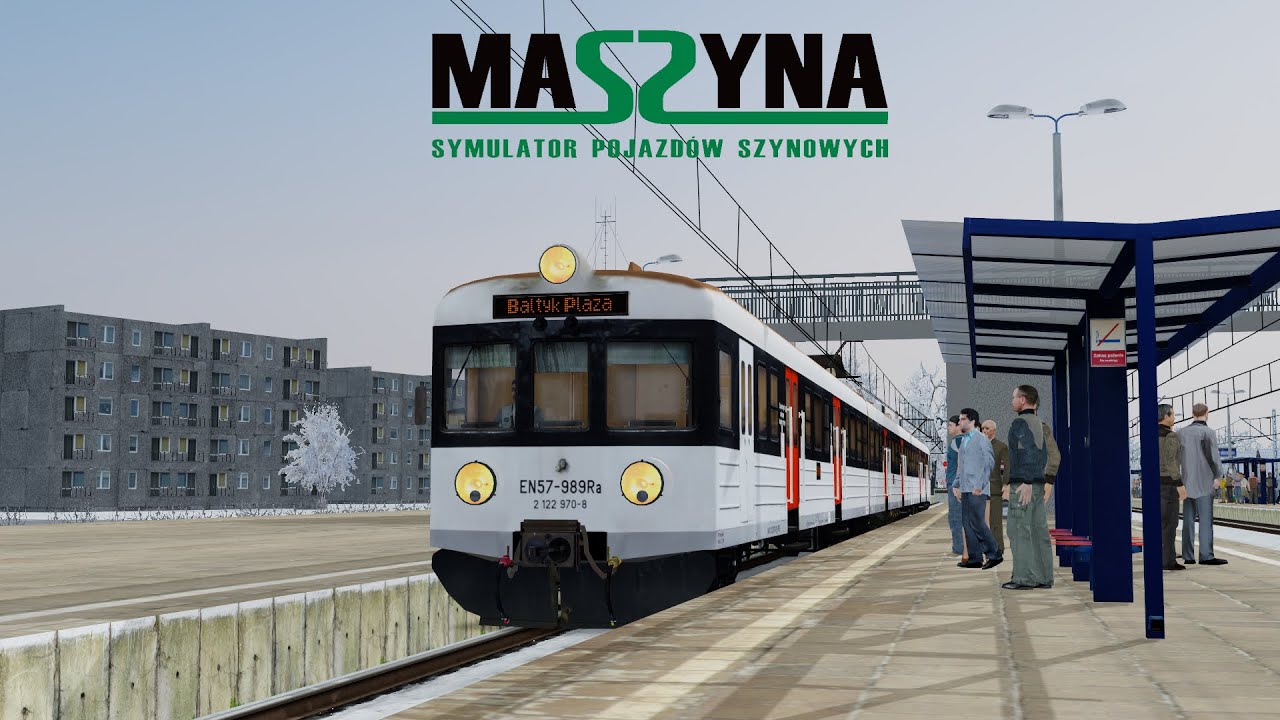 MaSzyna: EN57-989 na Bałtyku-SKM #35 🔴 - YouTube