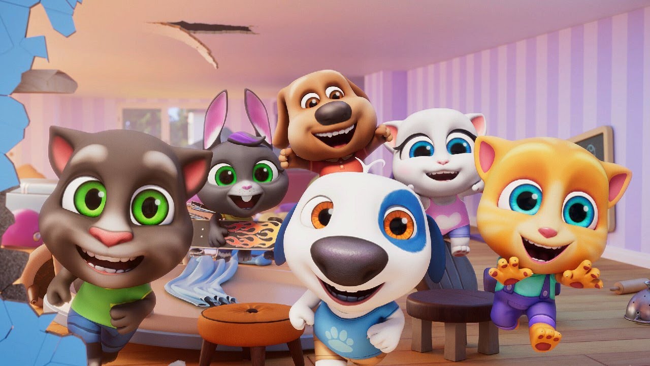 ALL TRAILERS! TALKING TOM AND FRIENDS 🏡🥳 Welcome to the House of FUN! 🥳 ...