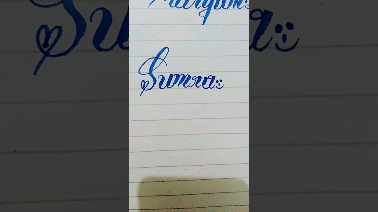 How to write with Cut Marker Beautiful name writing 😍😊LEARNER CLUB ...