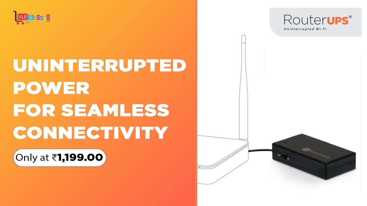 Resonate Router UPS Unboxing & Review | | Unboxing, Setup, Battery ...