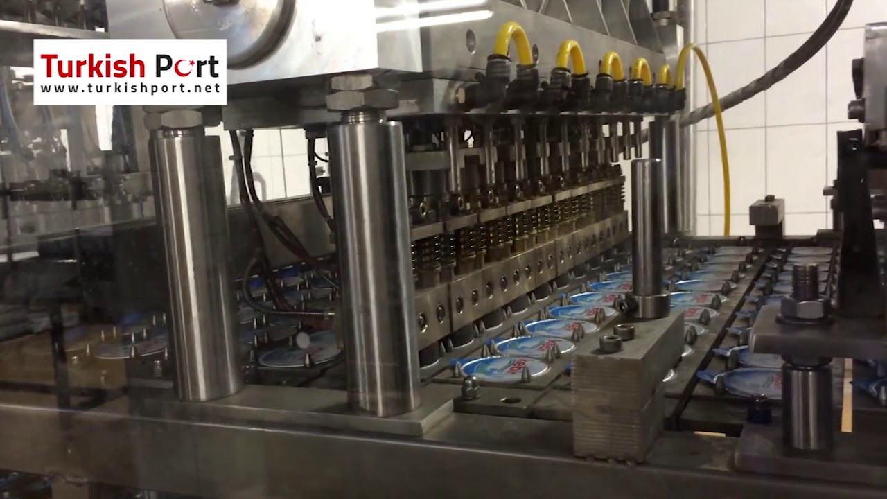 Ayran Filling Machine - YouTube