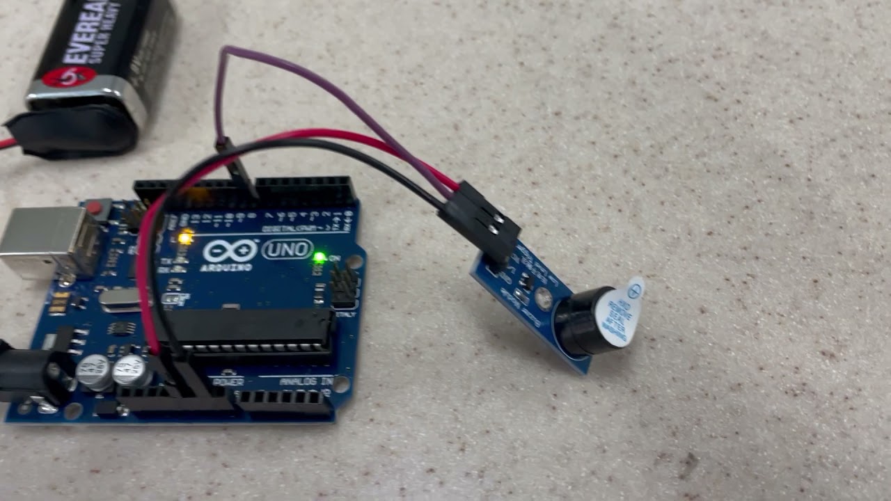 active buzzer module single tone - YouTube