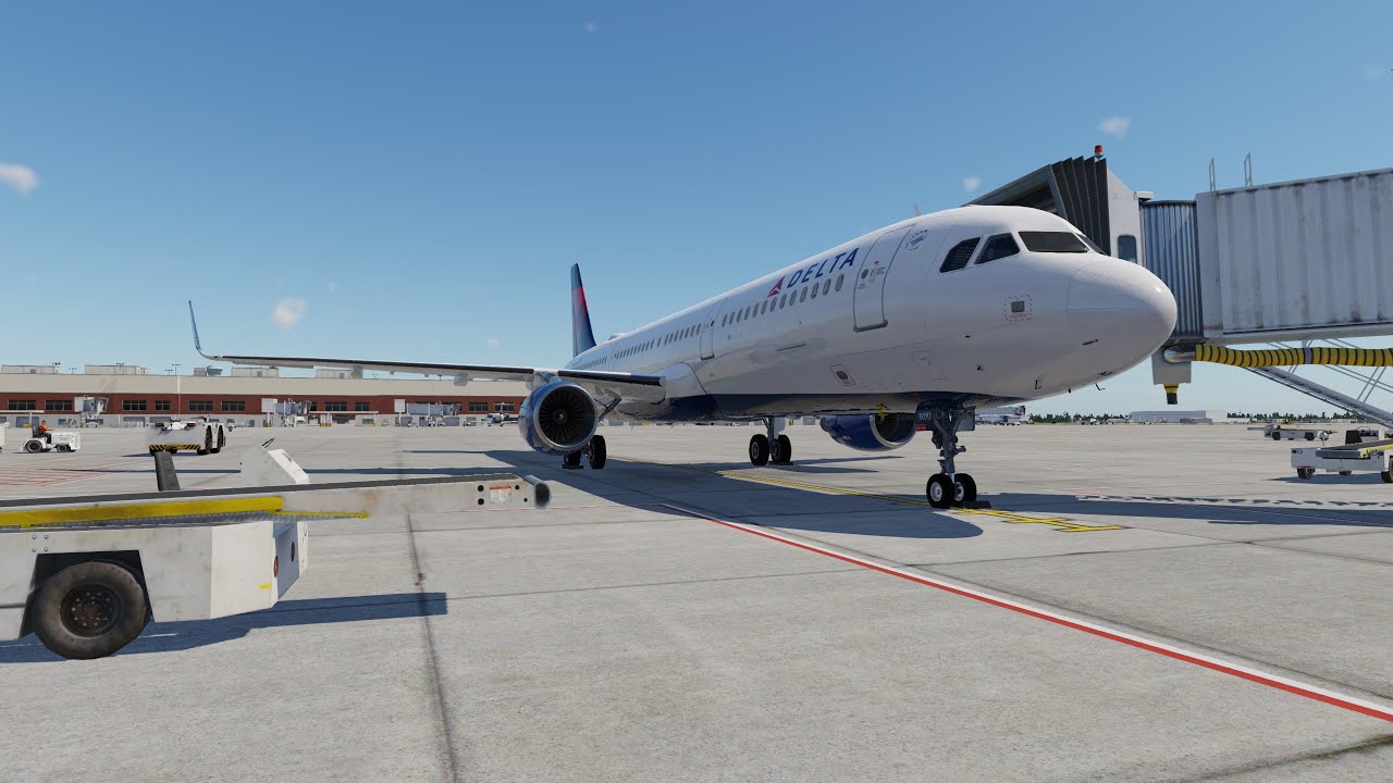 Delta A321 Landing in KSAN | smooth -193 FPM | Xplane-12 - YouTube