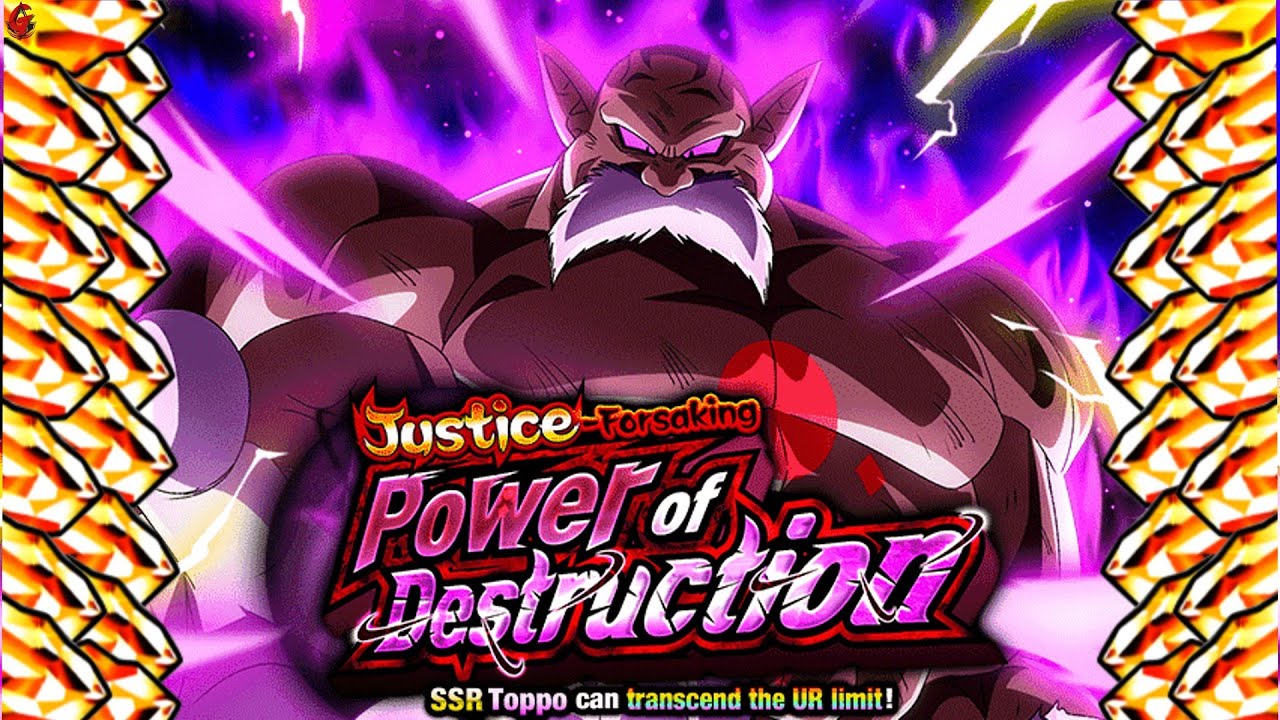 MUERO?? TOPPO DOKKAN EVENT Y SUMMON AL NUEVO DIOS TOPPO | DOKKAN BATTLE ...