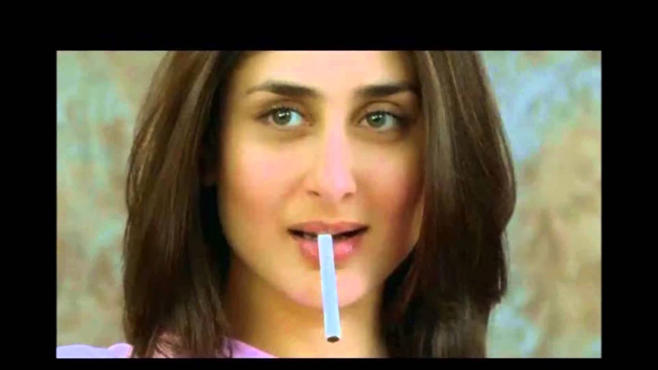 Bollywood actress Kareena Kapoor smoking - YouTube