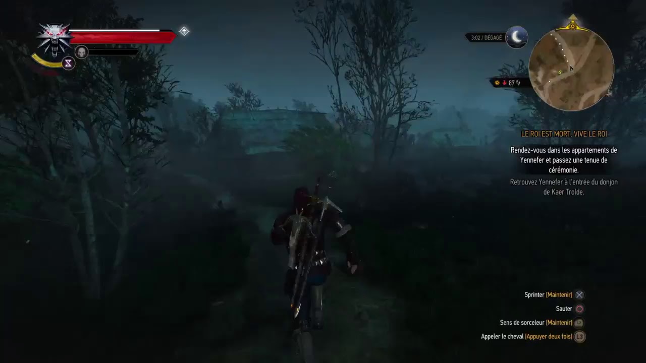 Witcher3 lindenvale cemetary , weird angels statues appear - YouTube