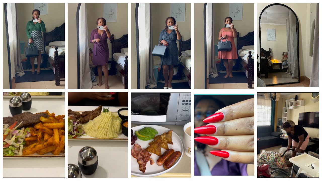 Vlog|| Week work outfits| Home organization & Improvement| New Nails ...