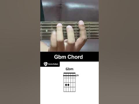 How To Play The Gbm Chord On Guitar - Guvna Guitars - YouTube