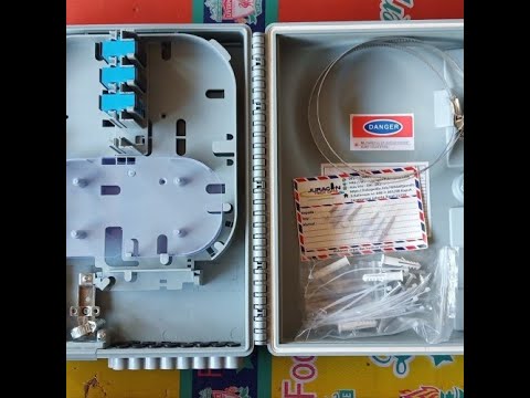 Unboxing odp fiber optik untuk rt rw net - YouTube