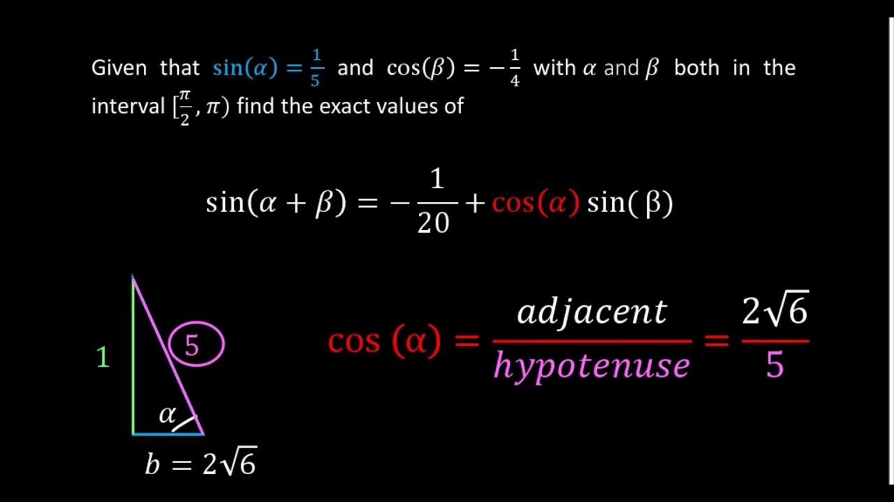 Trigonometry Sum Identity Of Sine Youtube