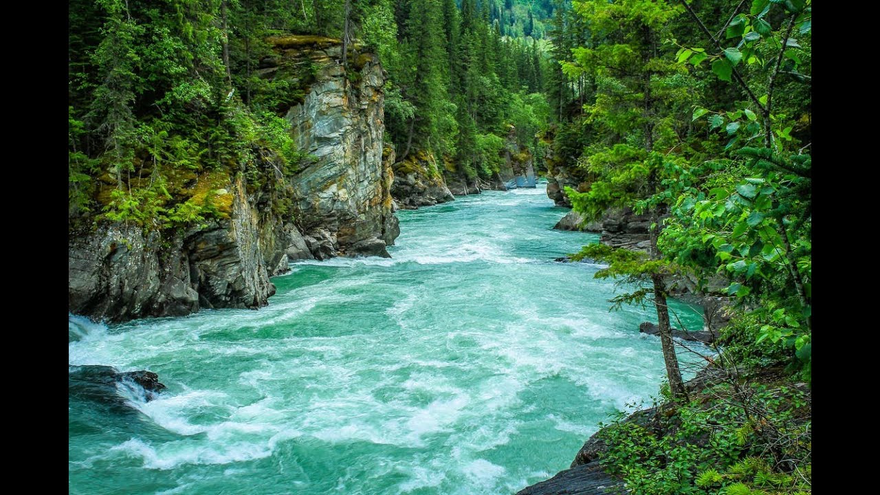 Peaceful River Flowing Sound - YouTube