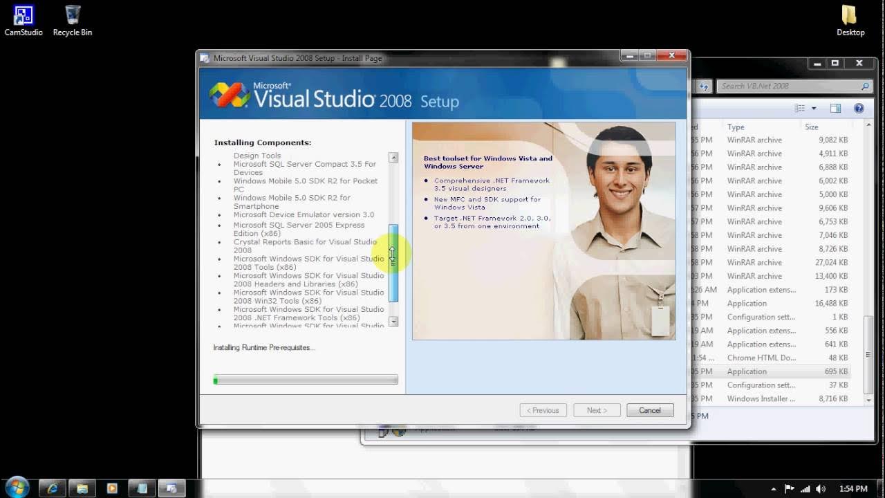 Tutorial Komputer Install VB Net 2008 - YouTube