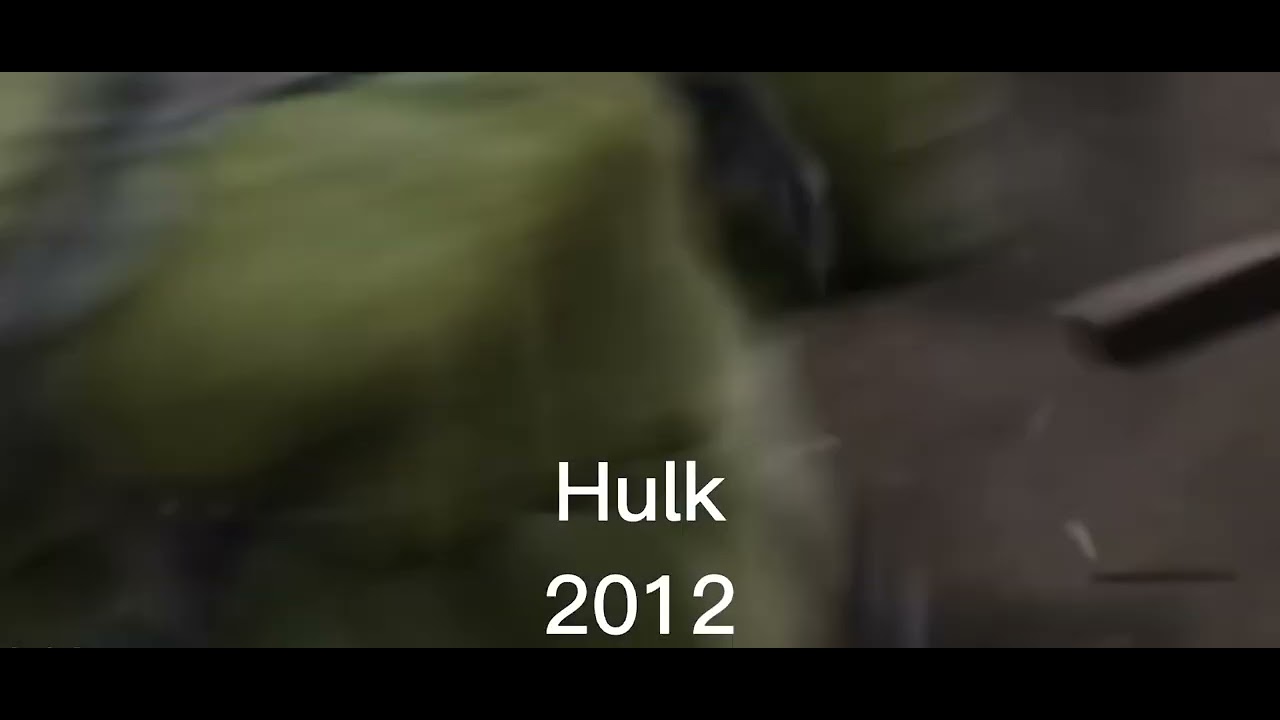 EVOLUTION OF HULK 1977- 2019 - YouTube