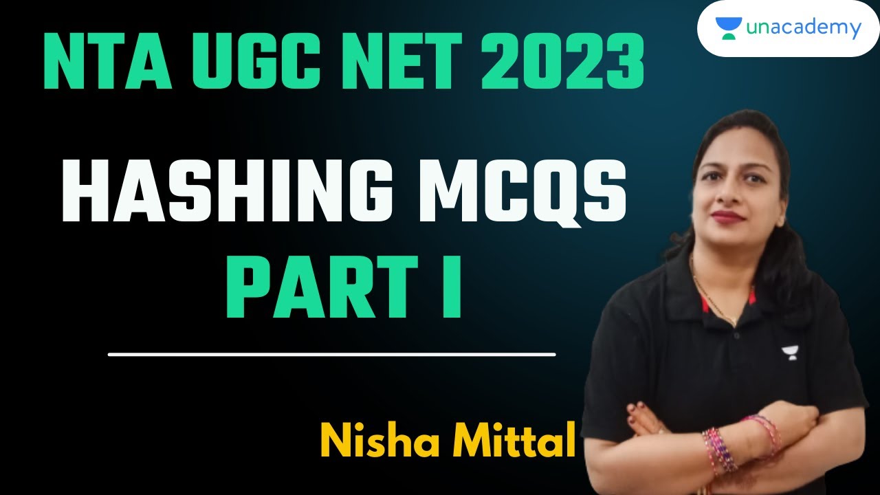 Hashing Mcqs Part I Nta Ugc Net Nisha Mittal Computer Science