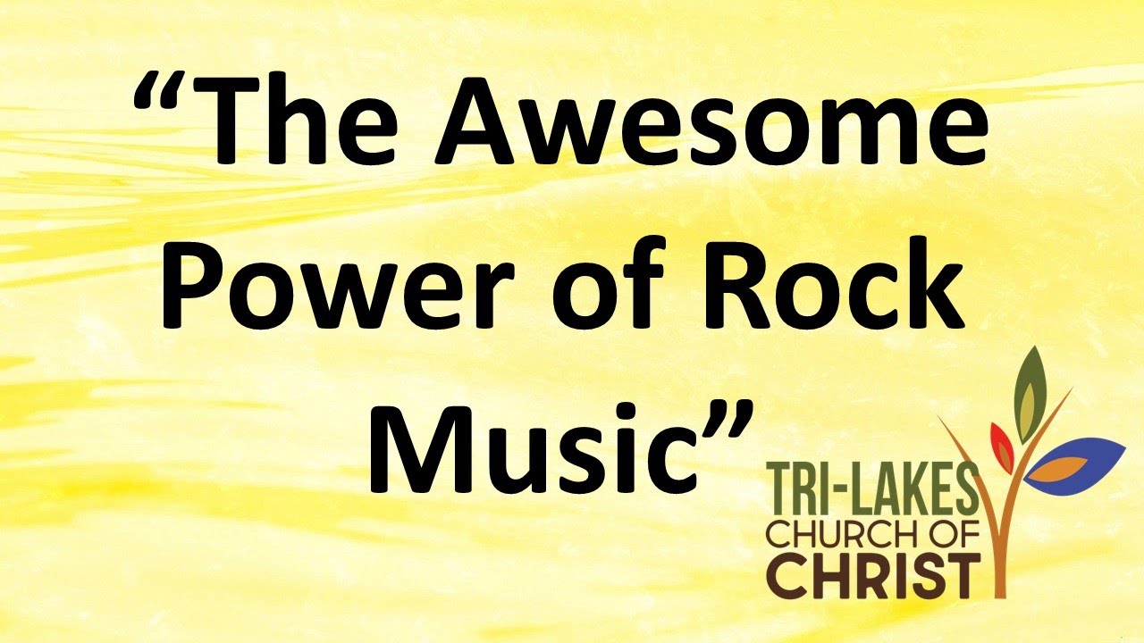 “The Awesome Power of Rock Music”- Greg Smith (4/07/2024) - YouTube