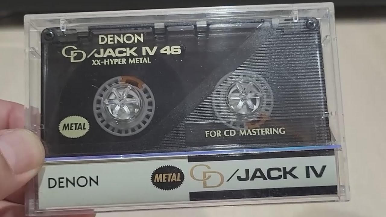 АУДИОКАССЕТА DENON CD JACK IV! НЕДОРОГОЙ МЕТАЛ ОТ DENON! - YouTube