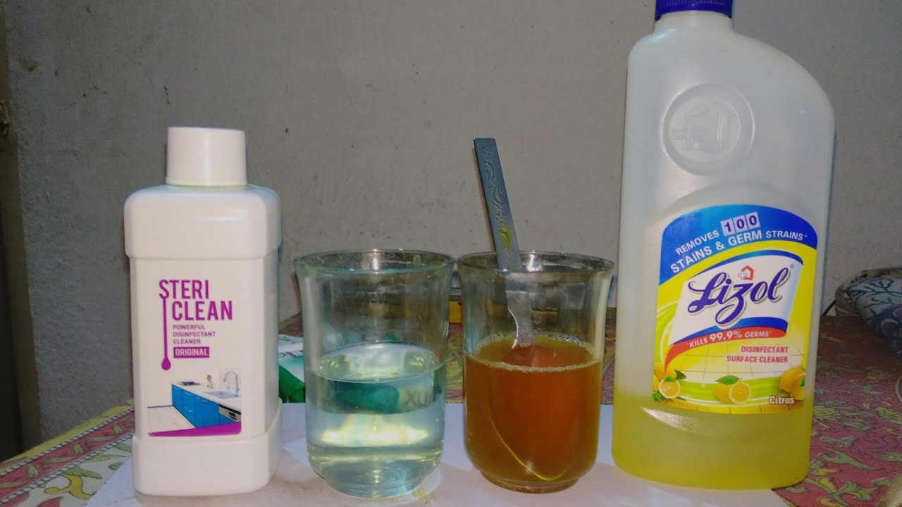 MODICARE STERI CLEAN LIVE DEMO (MODICARE STERI CLEAN VS LIZOL - YouTube