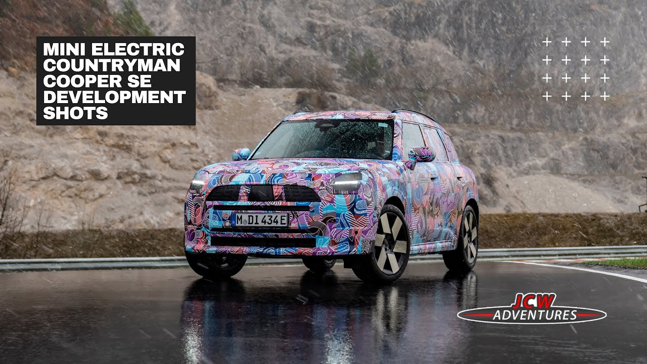 MINI Electric Countryman Cooper E & SE - New Details & Images - YouTube