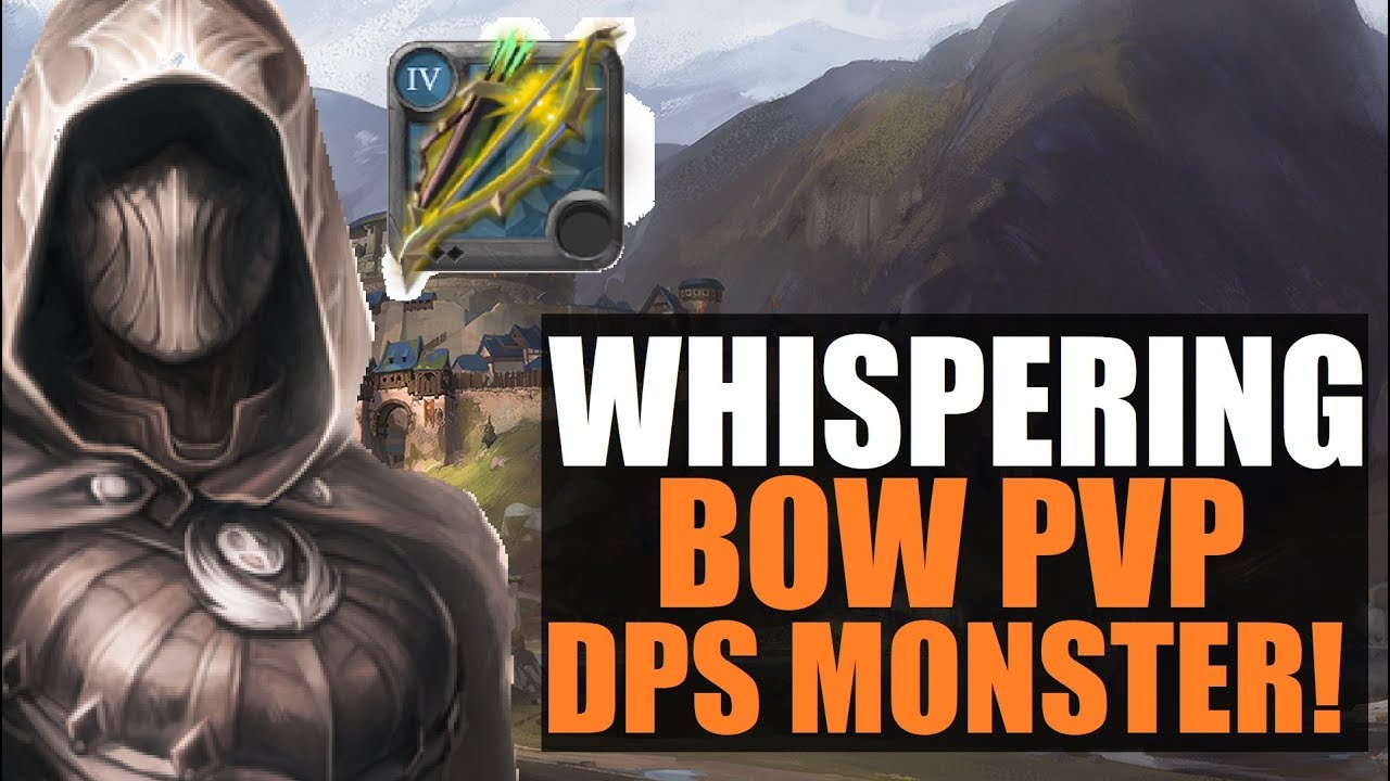Whispering Bow PvP Dueling W/Hunter Gear - DPS MONSTER! | Albion Online ...