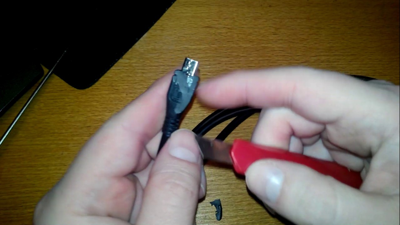 DIY - Harvesting USB plugs from a bad microUSB cable, which won't quick ...