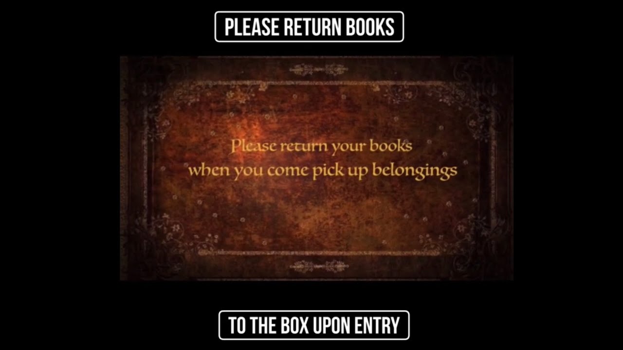 Please Return Your Library Books - YouTube