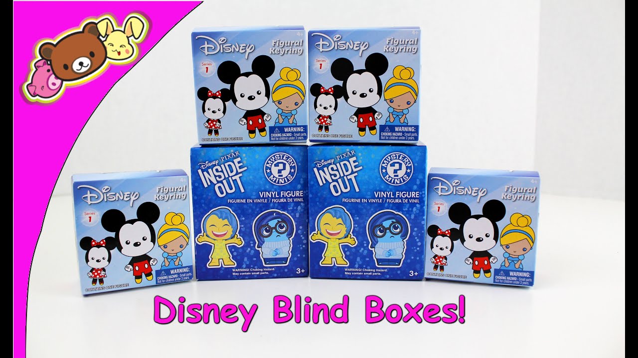 Disney Blind Box Opening - Inside Out Mystery Minis and Disney Figural ...