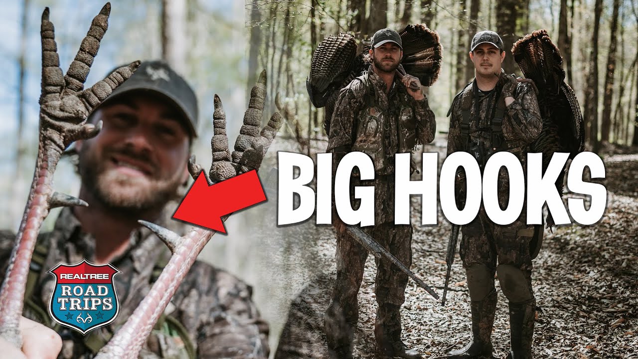 RILEY GREEN hunts ALL of our TURKEYS | Mid Day Double | 3 HUNTS in 3 ...