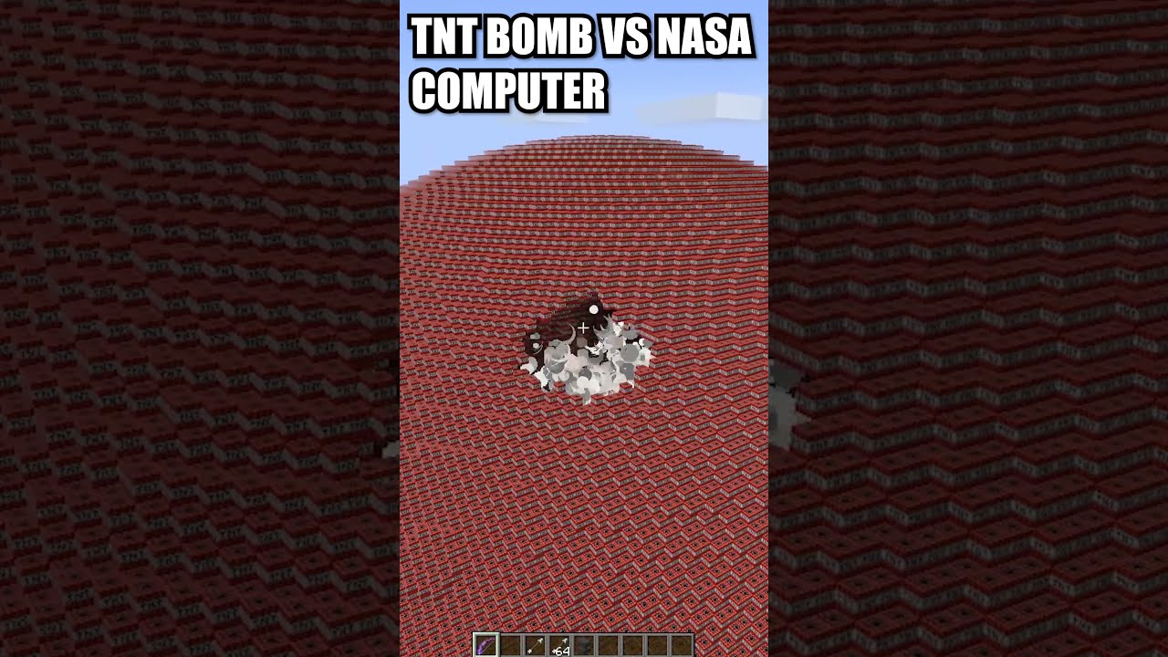 TNT VS NASA COMPUTER! #shorts - YouTube