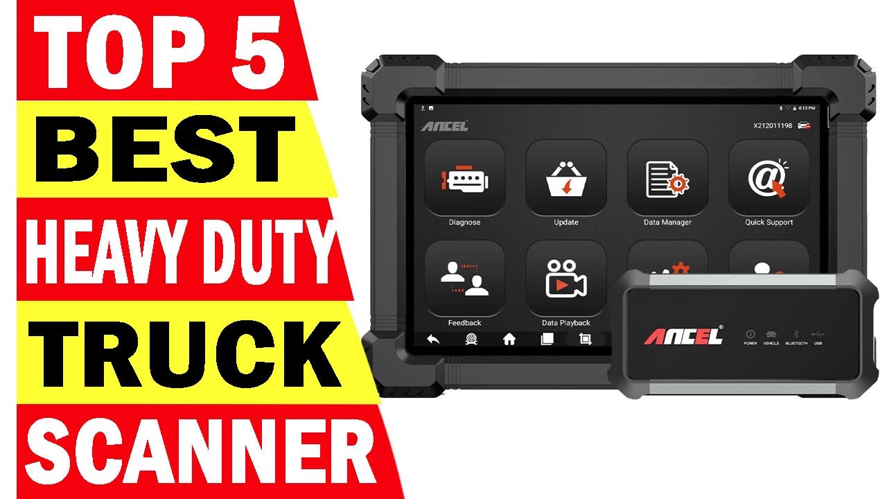 Top 5 Best Heavy Duty Truck Scanner In 2024 - YouTube