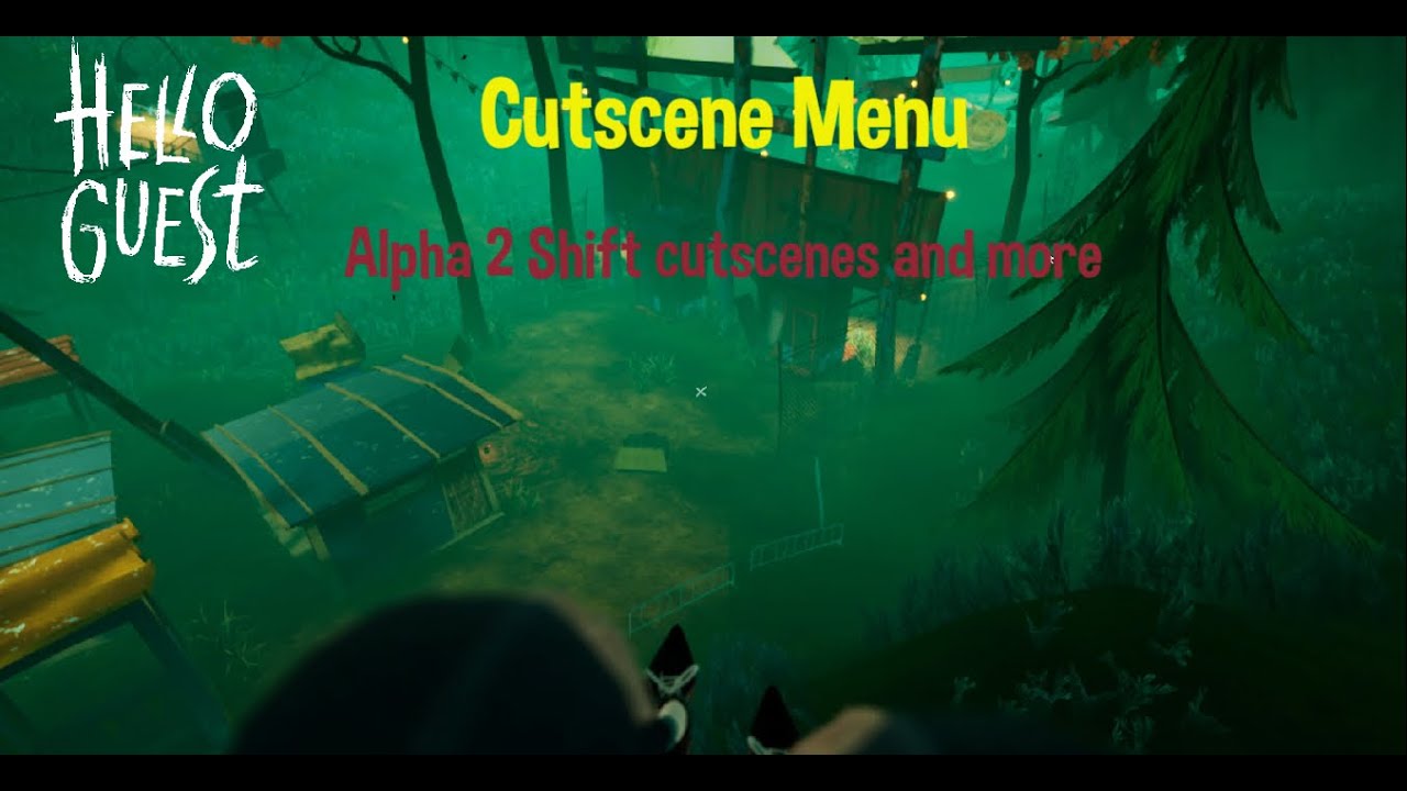 Hello Guest Cutscene Menu Showcase - YouTube