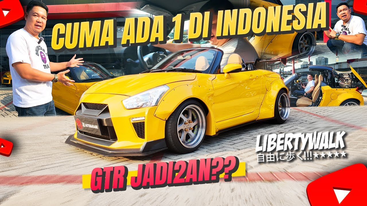 😲REVIEW DAIHATSU COPEN LIBERTY WALK LB PERFORMANCE MINI GTR CUMAN ADA 1 ...