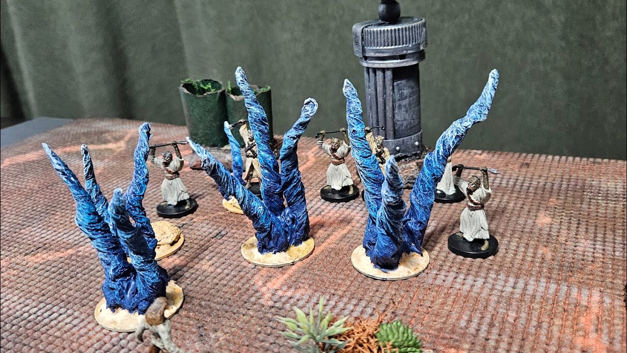 Alien Stalagmites for Futuristic TTRPG (Part 2) - YouTube