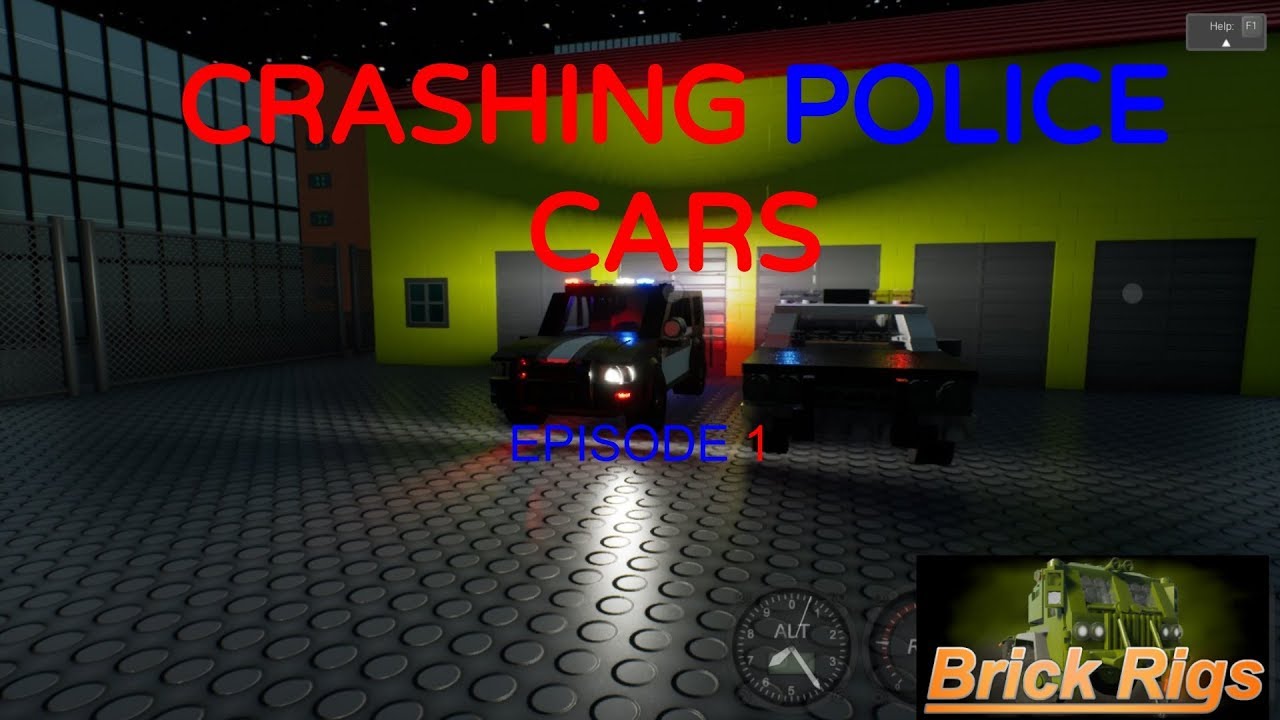 Brick Rigs Showcase Ep 1 - Crashing Police Cars - YouTube