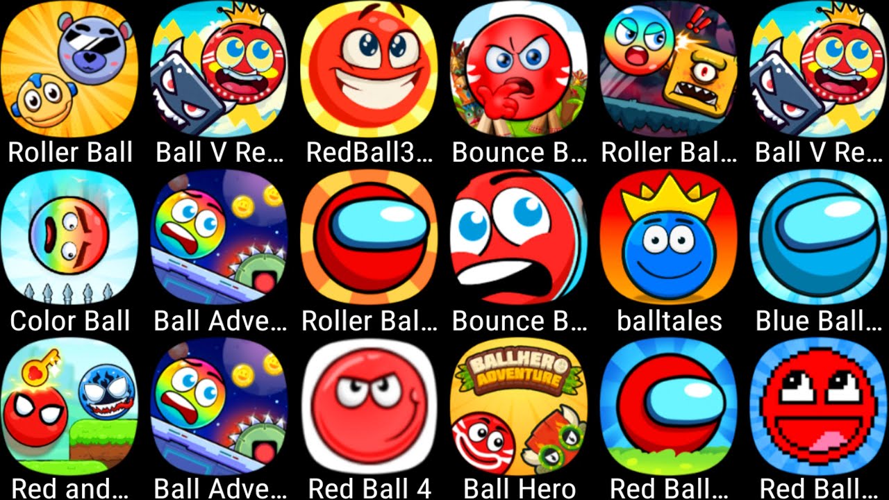 Red Ball 4,Ball Wonder,Bounce Ball Friends,Minecraft Red Ball,Red Ball ...
