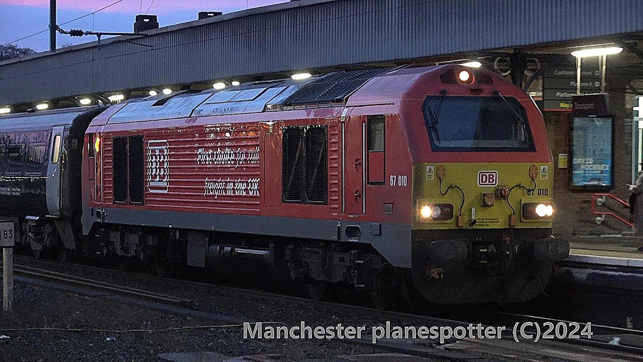 DB Class 67010+82227 On Transport For Wales Train On 1W11 Arring ...