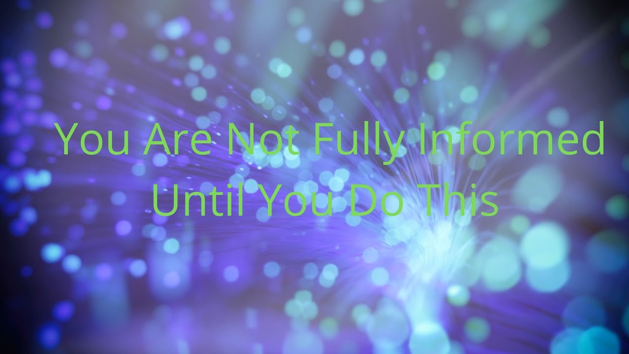 You Are Not Fully Informed Until You Do This ∞The 9D Arcturian Council ...