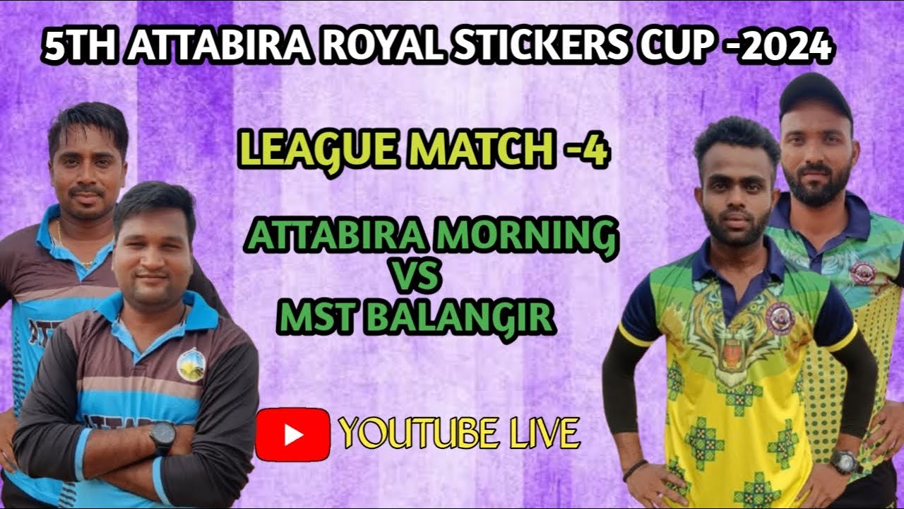 LIVE🛑 DAY-2-5TH ATTABIRA ROYAL STRIKERS CUP -2024- ATTABIRA MORNING VS ...
