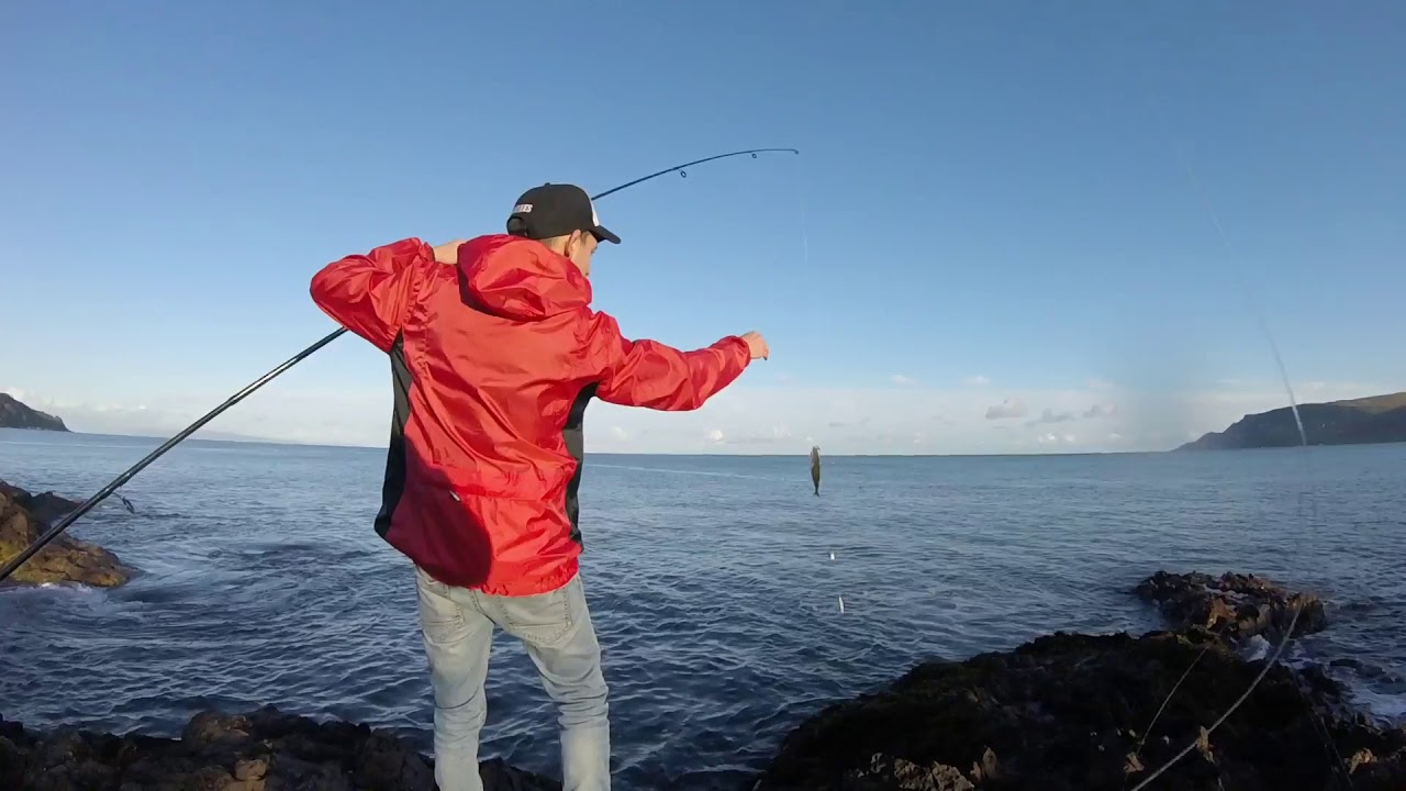 Atlantic ocean fishing trip and contest with my lil' bro - YouTube